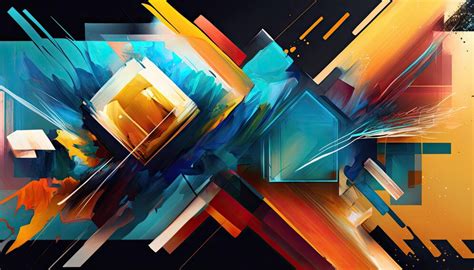 Premium Ai Image Geomtric Shapes Vibrant Color Background Pattern By