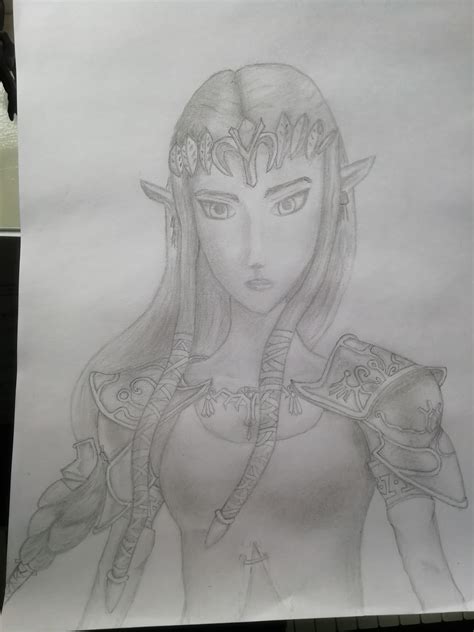 [tp] Im Not That Good At Drawing However I Drew Zelda Cause I Felt Like It Tp Zelda Is Best