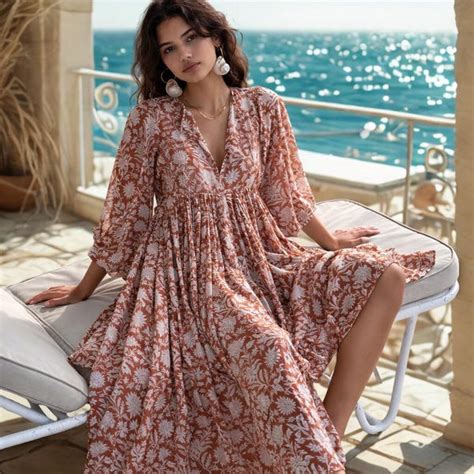 Terracotta Dress For Women Etsy