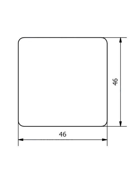 Nasadka Na Profil 40x40 Mm Czarna