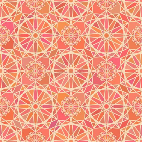 Mosaic Spirograph Pattern Stock Vector Illustration Of Ornament 49700710