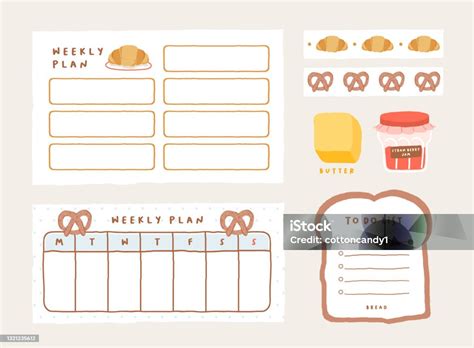 귀여운 메모 템플릿 일지 나 사무실에서 사용되는 줄무늬 노트 빈 노트북 및 찢어진 노트 컬렉션 0명에 대한 스톡 벡터 아트 및 기타 이미지 Istock