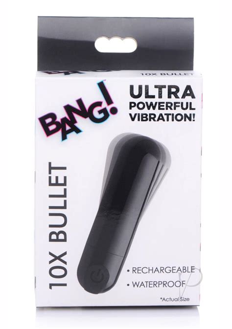 Bang 10x Vibrating Metallic Rechargeable Bullet Vibrator Vesta