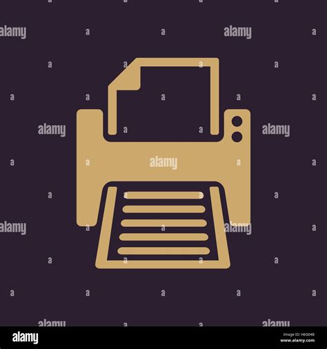 The Printer Icon Printing Symbol Flat Stock Vector Image And Art Alamy