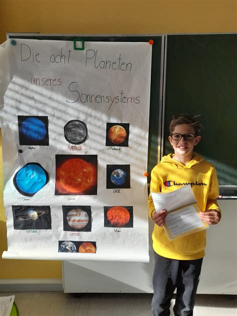 Referat Die Acht Planeten Unseres Sonnensystems Volksschule St