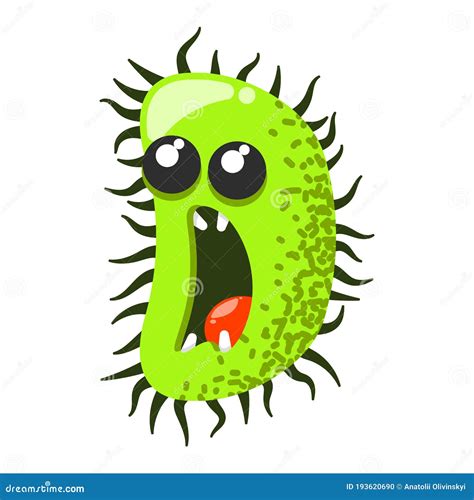 Cartoon Bacteria Free To Learn