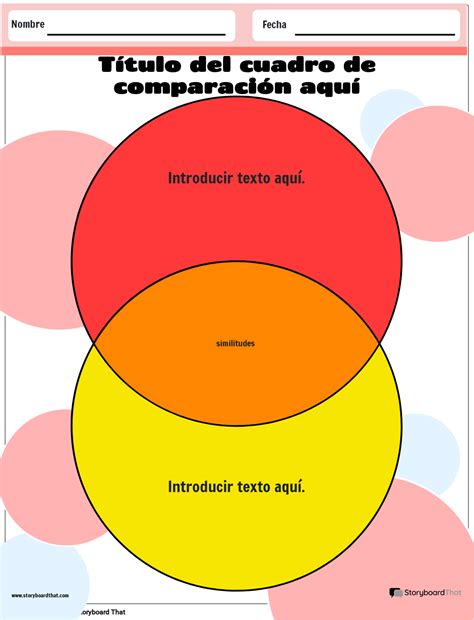 Nueva Plantilla De Gráfico De Comparación De Página De Creación 4
