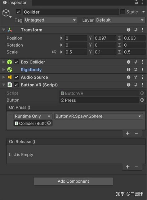 unity vr 按钮 知乎