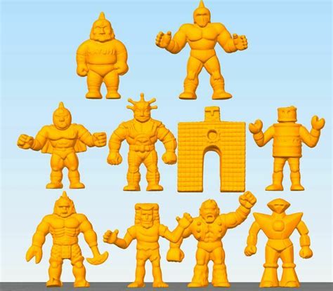 Stl File M U S C L E Men Kinnikuman 11 20・3d Printer Model To Download・cults