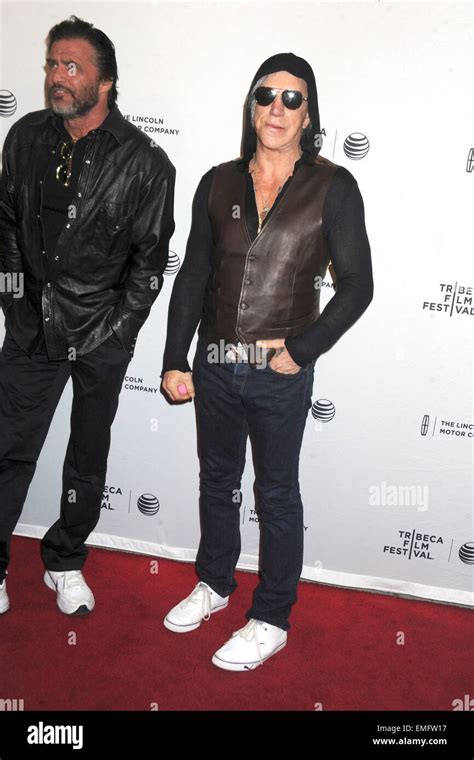 John Enos And Mickey Rourke Attending The World Premiere Narrative