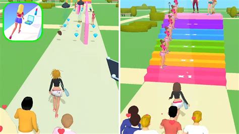 Makeover Run Gameplay All Levels Android IOS Mobile Walkthrough YouTube