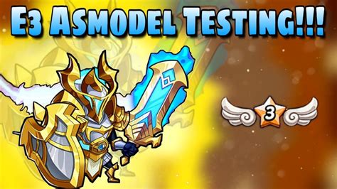 Idle Heroes E3 Asmodel Testing Pve And Pvp Thank You Jessie