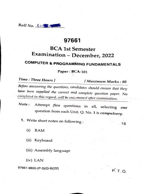 computerandprogramming fundamentals bca 1st semester download free pdf
