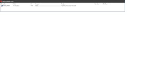 Error Getting Agent Refused Access Unathorized While Running