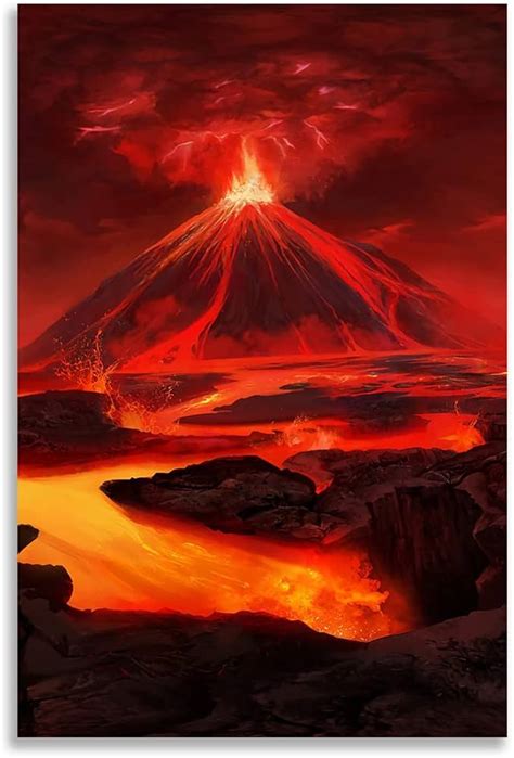Landscape With Volcanic Eruption Catal Huyuk
