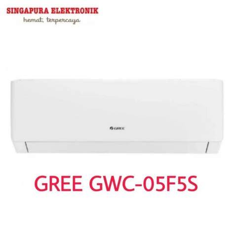 Jual Gree Ac 1 2pk Inverter Gwc 05f5s Shopee Indonesia