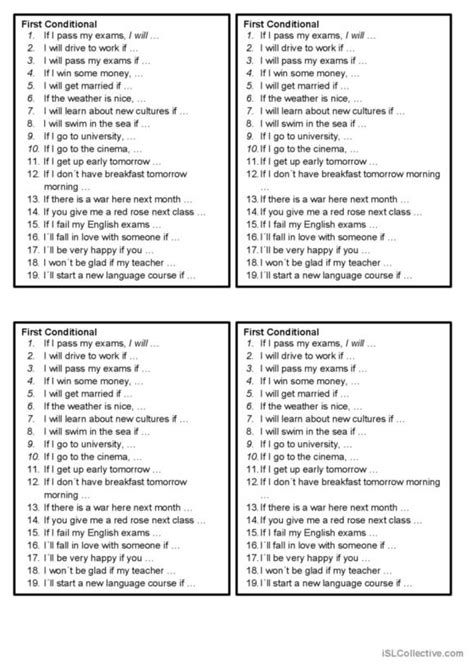 25 Conditionals Discussion Starters Speaking Cards Speaki