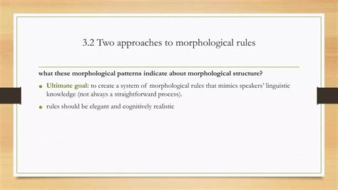 morphological rules sarah saneei pdf