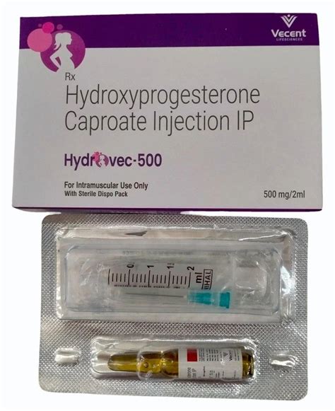 Hydroxyprogesterone Caproate Injection Strength 500 Mg At Rs 185 Piece In Moga
