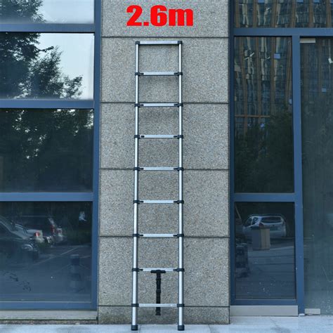 16ft 5m Telescopic Folding Ladder Extendable Multi Purpose Step Ladders