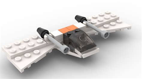Lego Moc 912055 Futuristic Fighter V2 By Dujk Rebrickable Build