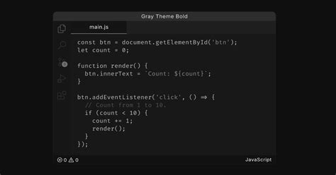 Gray Theme By Muhammad Sammy Vs Code Themes