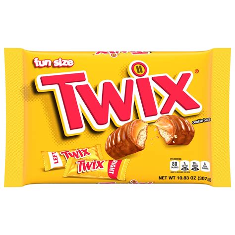 Twix Caramel Fun Size Chocolate Cookie Candy Bar 1083 Oz Bag