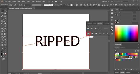 Torn Paper Effect In Adobe Illustrator Adobe Tutorial