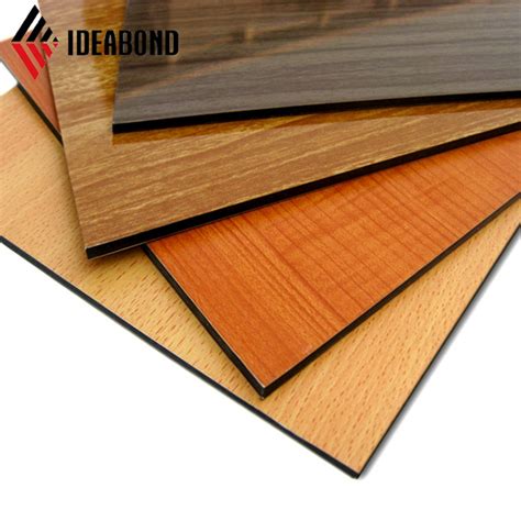 Ideabond Unbreakable Core Wood Texture Alucobond Aluminum Composite