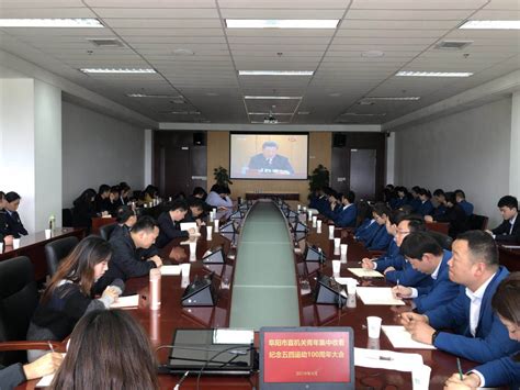阜阳市档案馆欢迎您！ 市档案馆积极组织青年参加集中收看纪念五四运动100周年大会