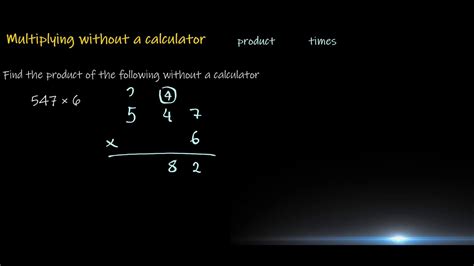 Ks2 Arithmetic Numeracy How To Do Short Multiplication Mental Maths Youtube