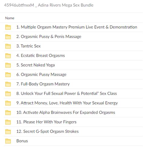 Mega Sex Bundle By Adina Rivers Free Download