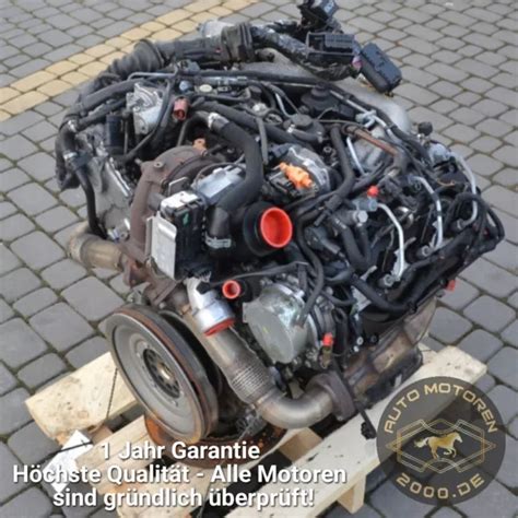 Motor Moteur Engine Ccw 3 0tdi Audi A4 A5 Q5 Komplett 97tkm Eur 2 700 00 Picclick Fr