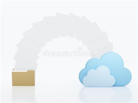 Cloud Computing Concept Stock Illustration Illustration Of