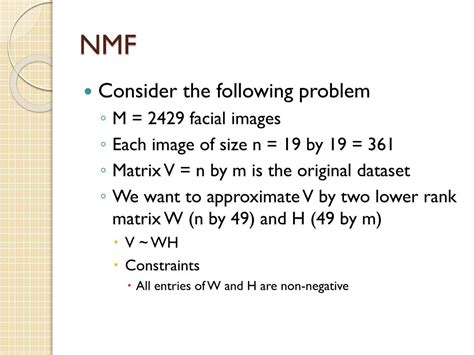 PPT Matrix Factorization And Its Applications PowerPoint Presentation ID