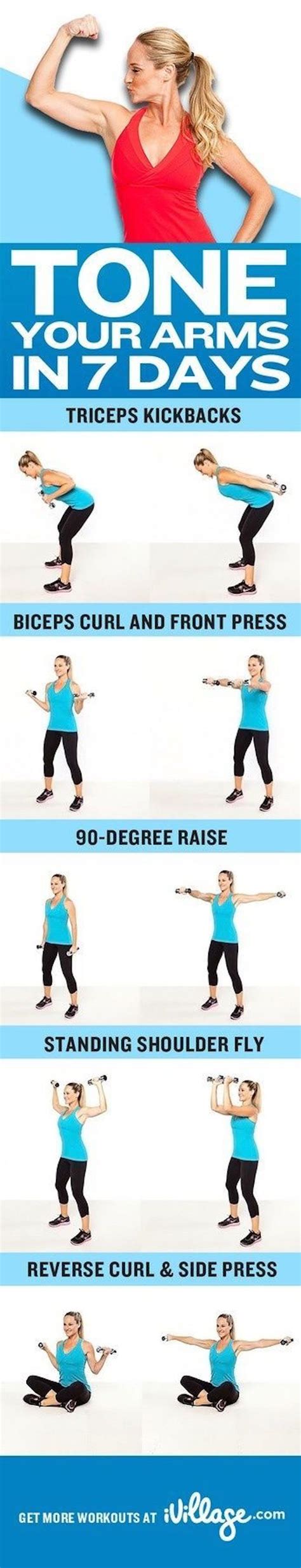 The Best Bat Wing Banishing Workouts Exercise Workout Arm Workout