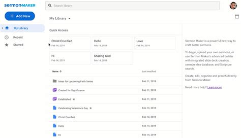 Create Your Sermon From A Template • Sermon Maker