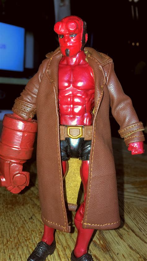 Hellboy Custom In Marvel Legend Style Rhellboy