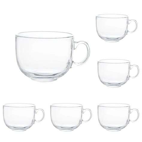 Tazas De Vidrio Transparente Elegancia Y Estilo En Tu Hogar Cristalizando