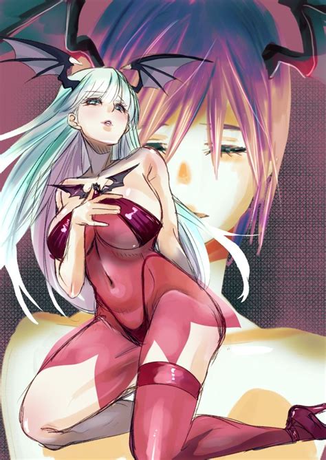 Morrigan Aensland And Lilith Darkstalkers Drawn By Rosierosie Danbooru