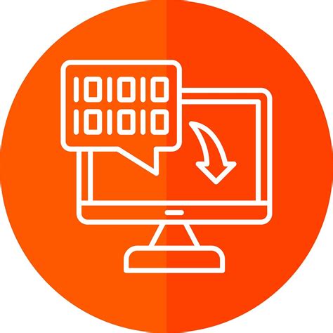 Binary Code Line Yellow White Icon 44129562 Vector Art At Vecteezy