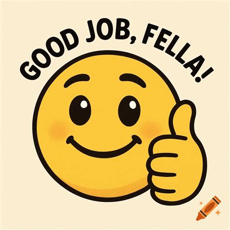 Smiley Emoji Good Job