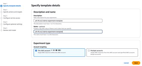 Implementing Recommended Experiments Using The Aws Resilience Hub Console Aws Cloud Operations