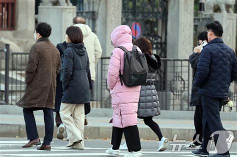 내륙 아침 기온 영하 5도 안팎울릉도·독도엔 눈 또는 비종합