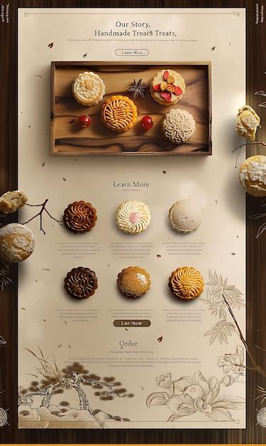 Artisan Mooncake Box With Interactive Elements Creative Eart Inspired Chinese Web Layout Idea