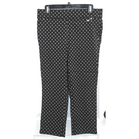 Rafaella Pants And Jumpsuits Rafaella Womens Comfort Cropped Pants