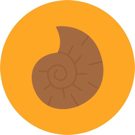 Premium Vector Spiral Shell Vector Illustration Style