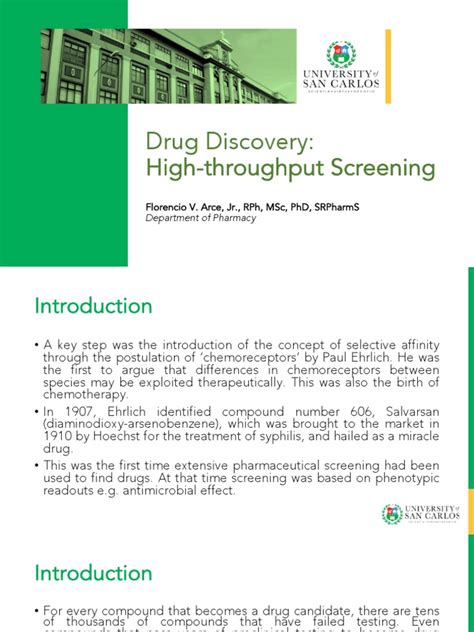 High Throughput Screening Pdf Receptor Antagonist Assay