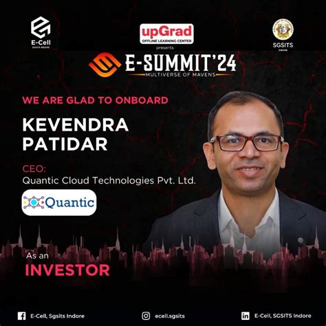 Esummit24 Innovation Ecell Sgsits E Cell Sgsits Indore