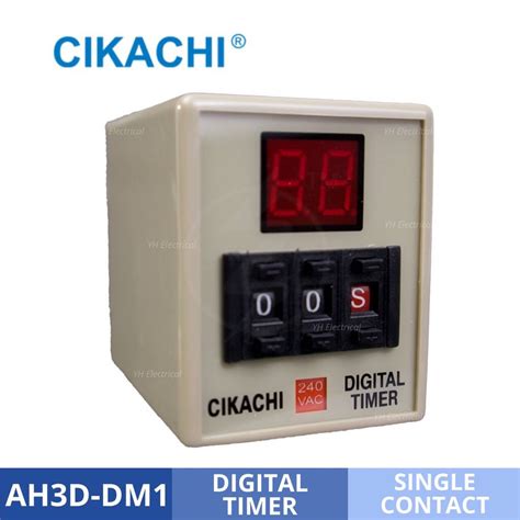 Cikachi Ckc Ah3d Dm1 240vac 2digit Multi Range Digital Timer Single Contact 0 01sec